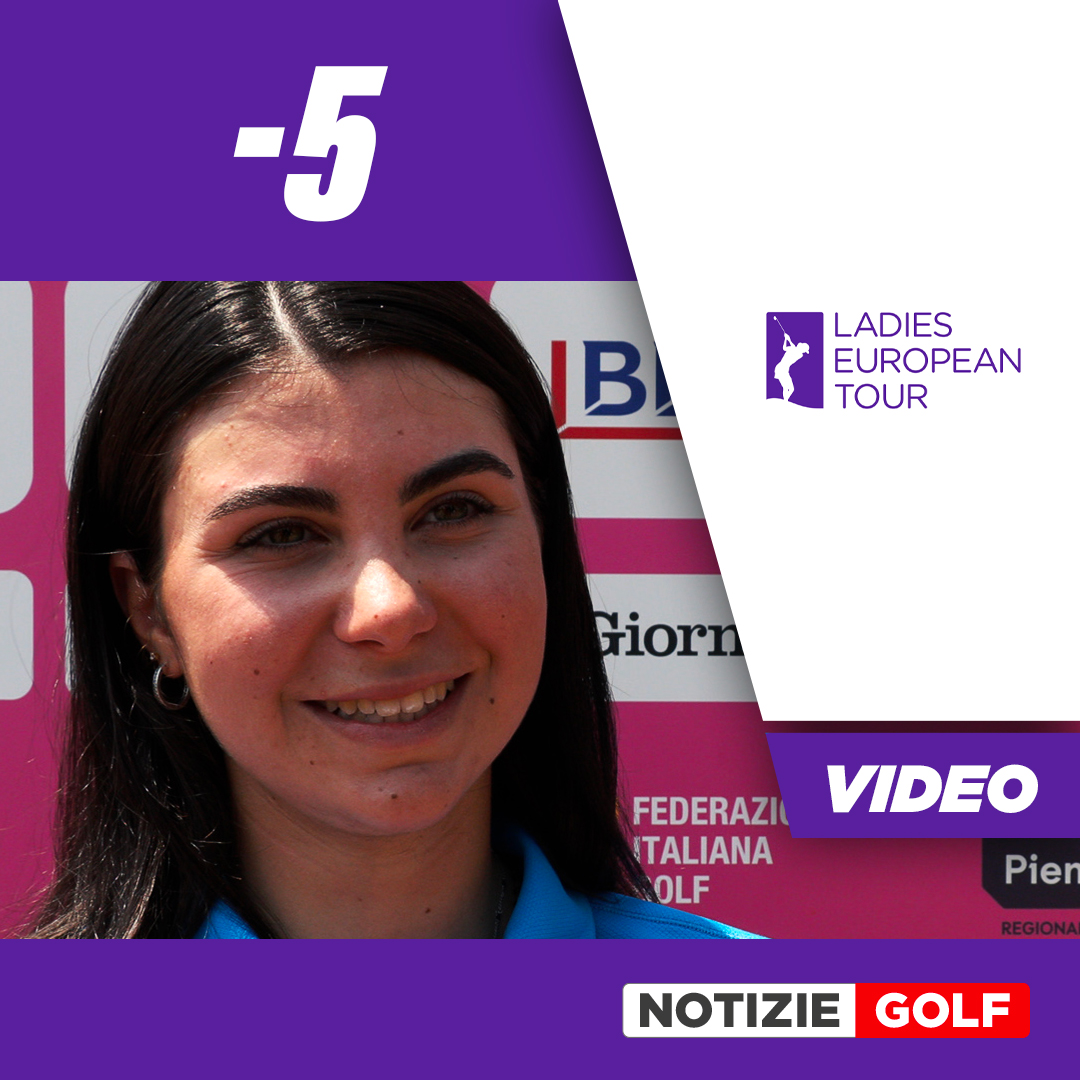 Alessia Nobilio AM (-5) “Ho graffiato con il putt su green da sogno ...