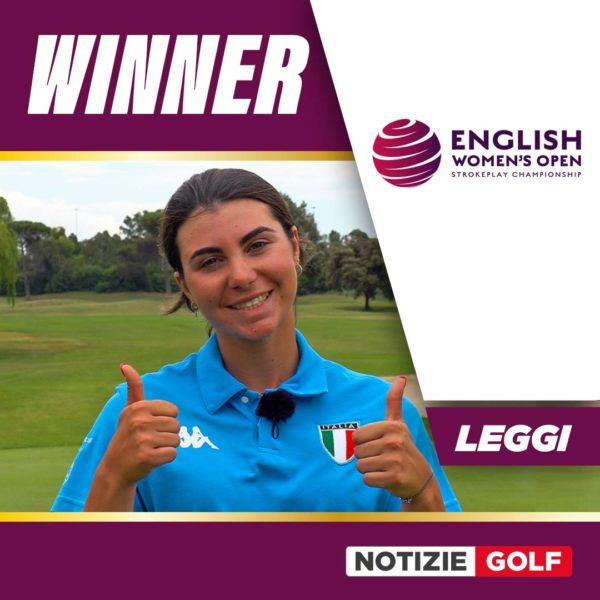 Alessia Nobilio vince l'English Women's Open Amateur Stroke Play ...