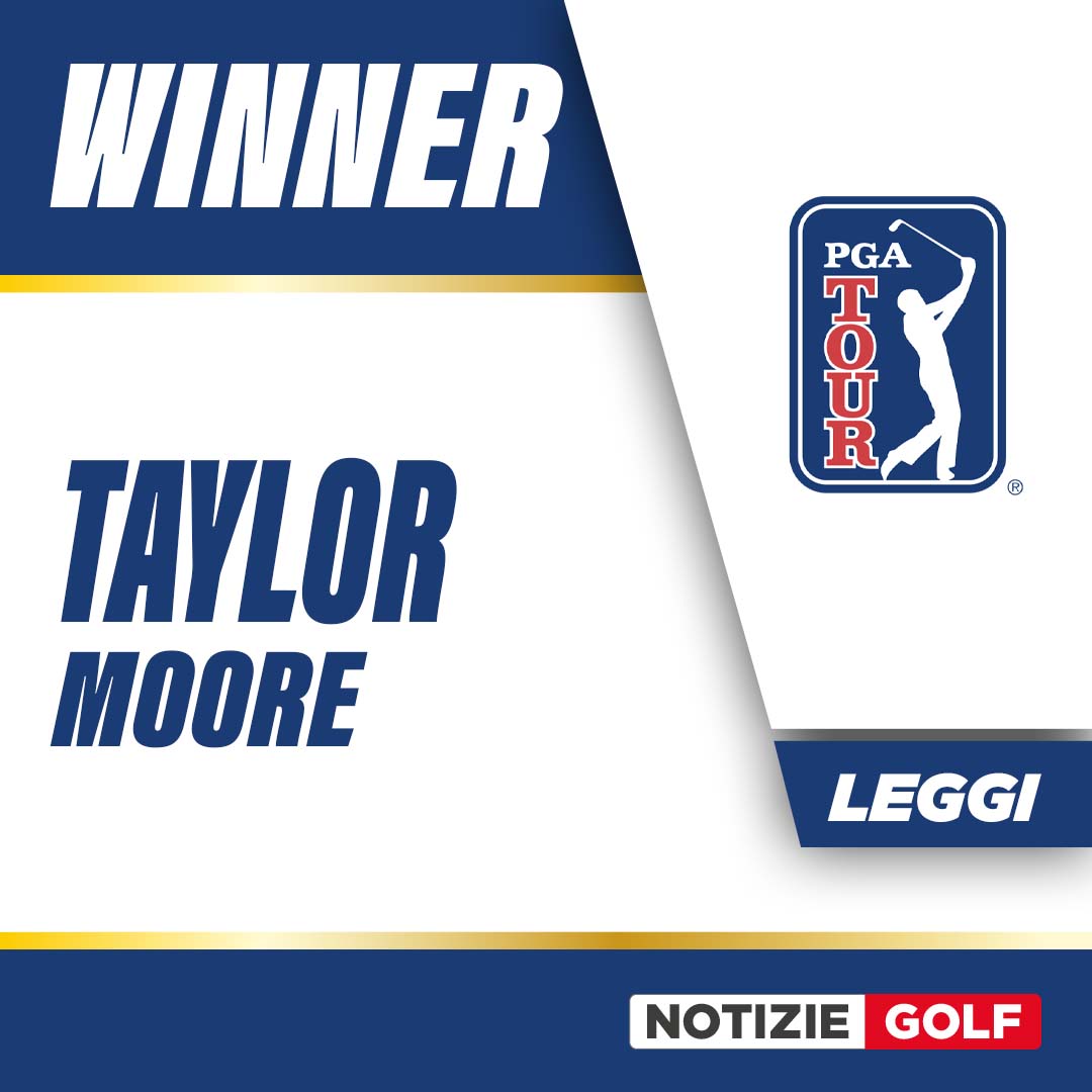 Taylor Moore conquista il primo titolo sul PGA Tour con la vittoria al ...