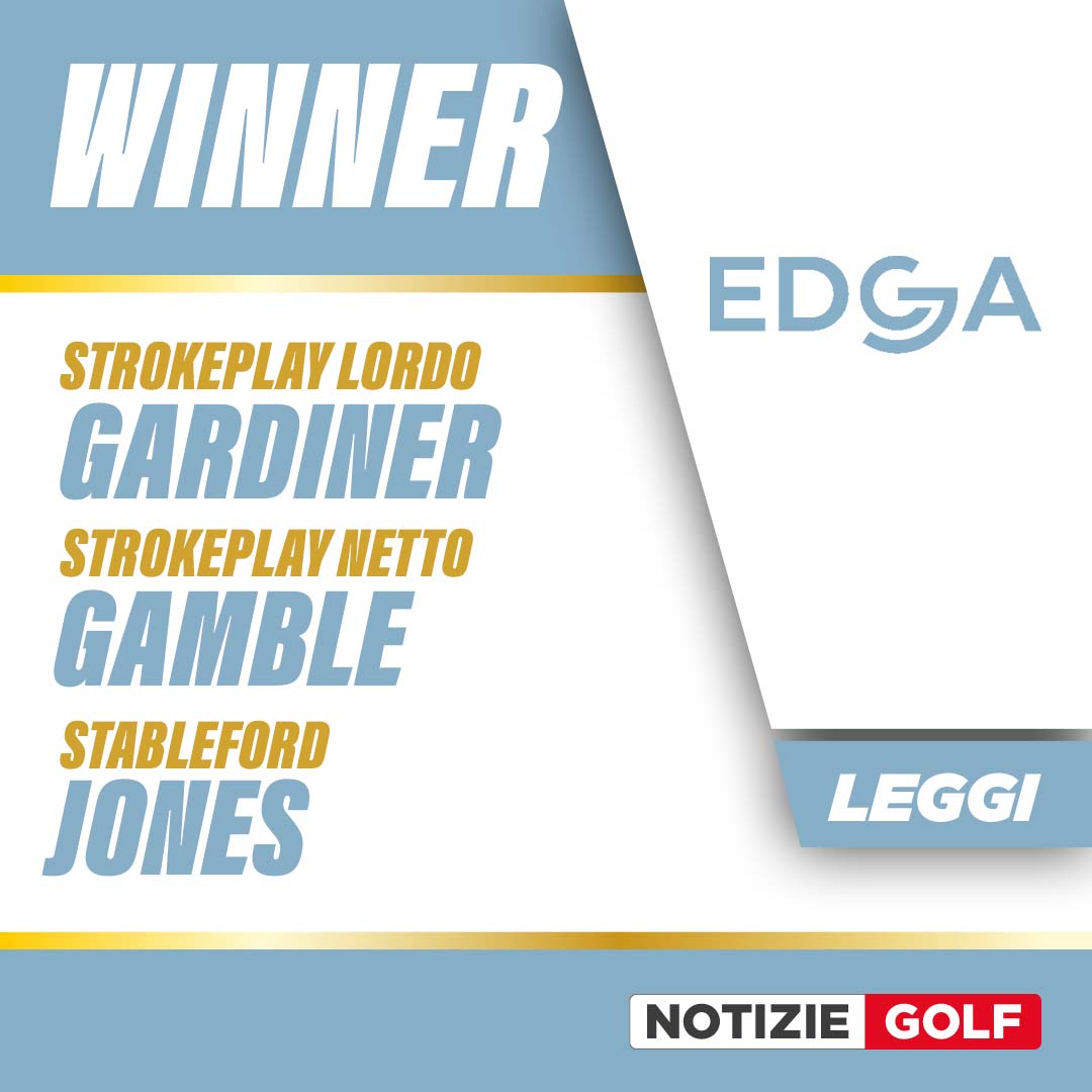 Vittoria dell’inglese Andy Gardiner, che saluta il golf competitivo ...